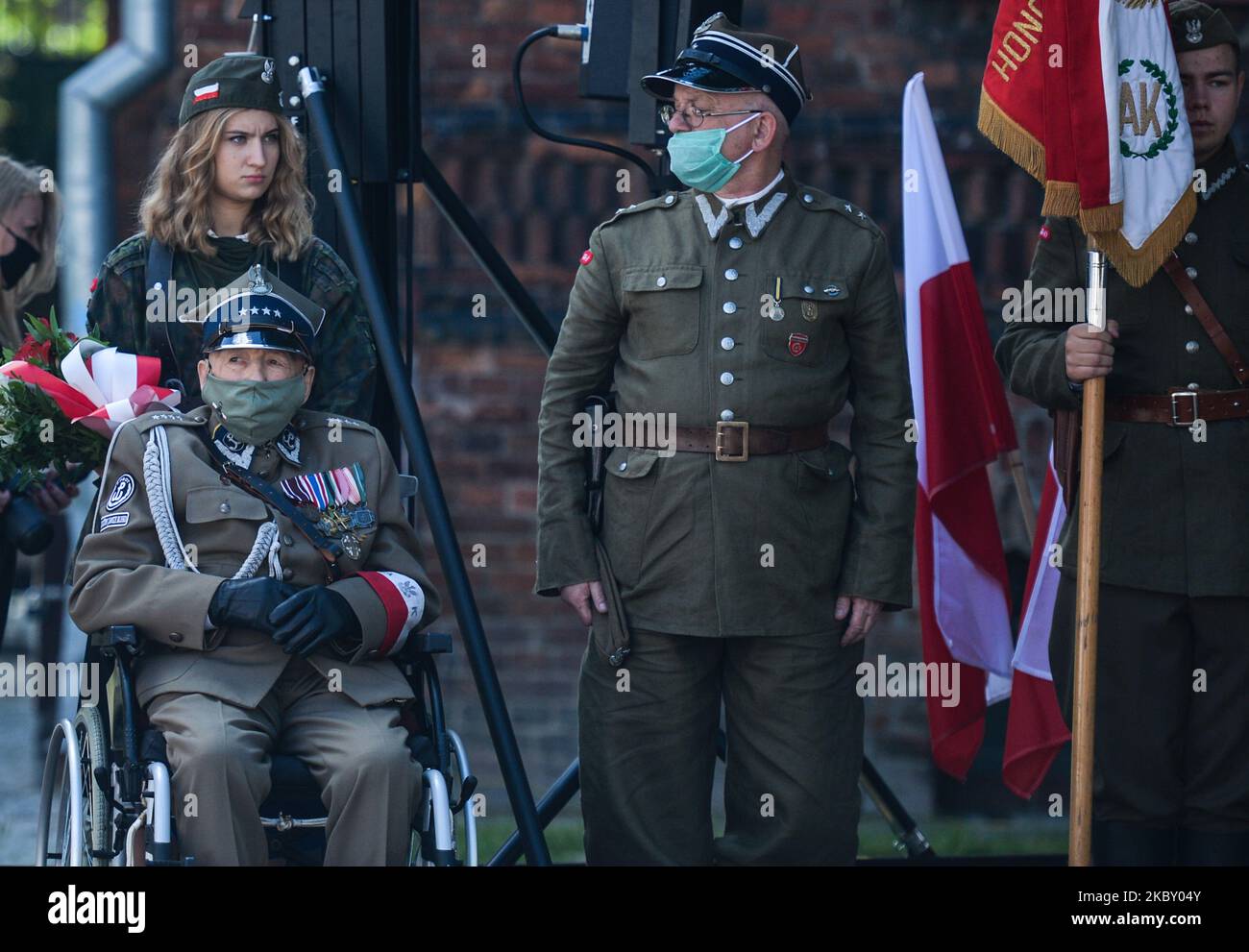 1939 Polish army veteran seen during a commemorative event outside the ...