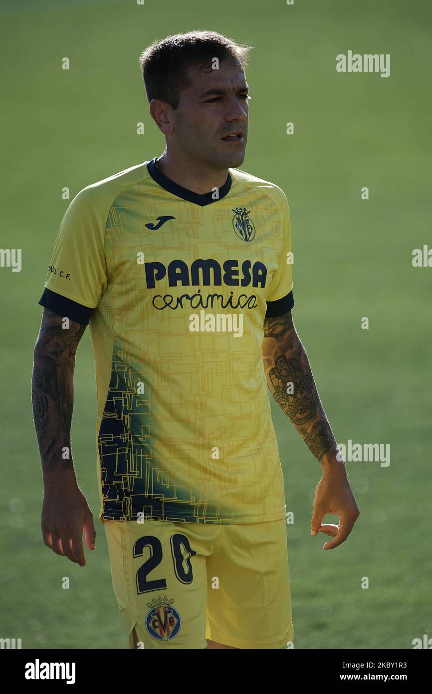 Ruben Pena of Villarreal during the warm-up before the pre-season ...