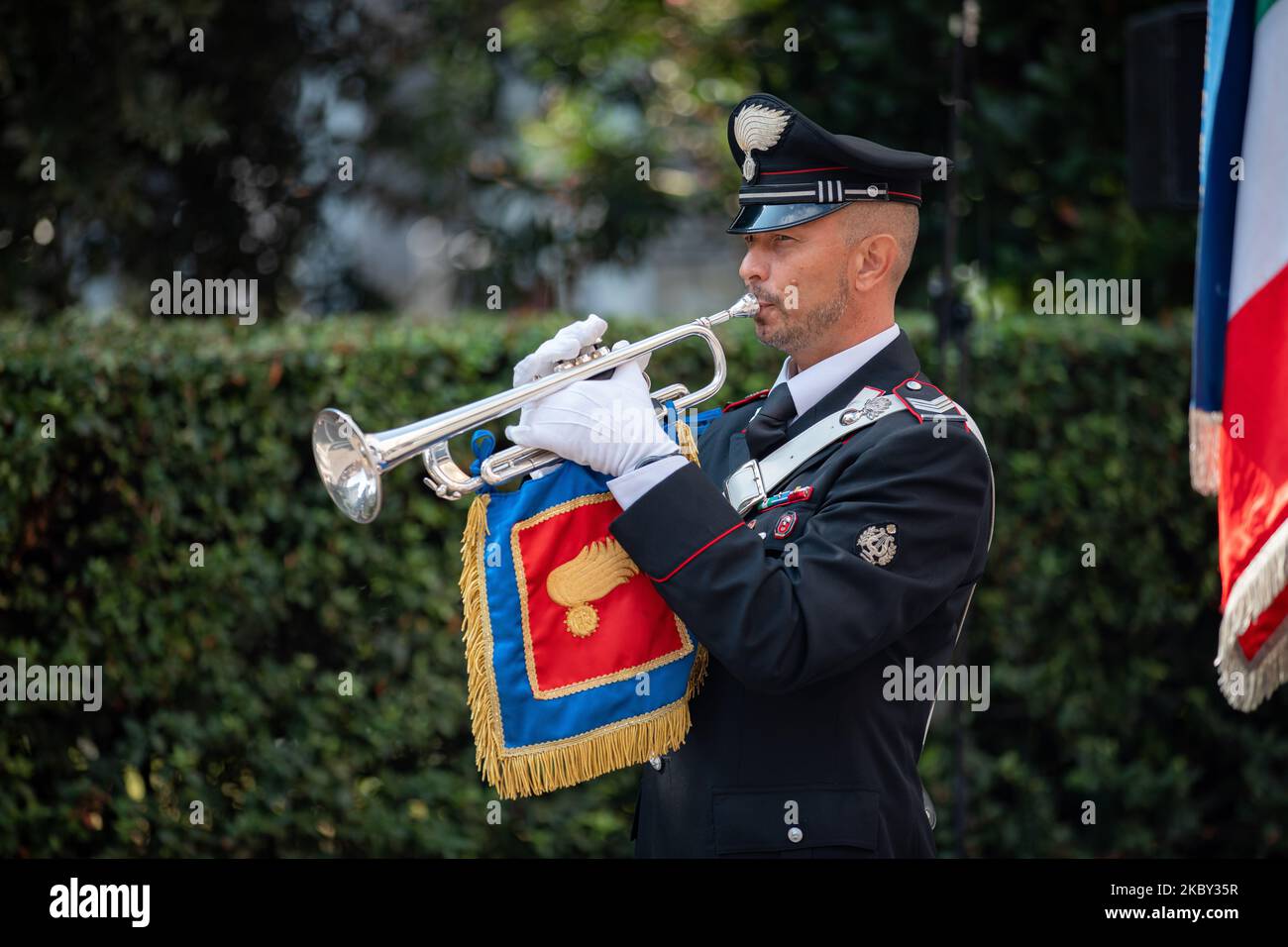 Italian Carabinieri attend commemoration for the 38th anniversary of ...