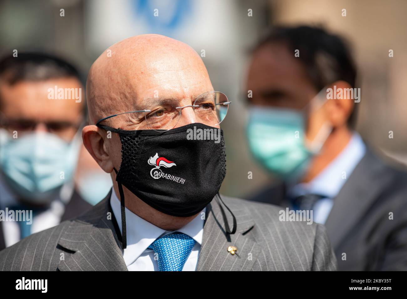 Gabriele albertini attends commemoration hi-res stock photography and ...