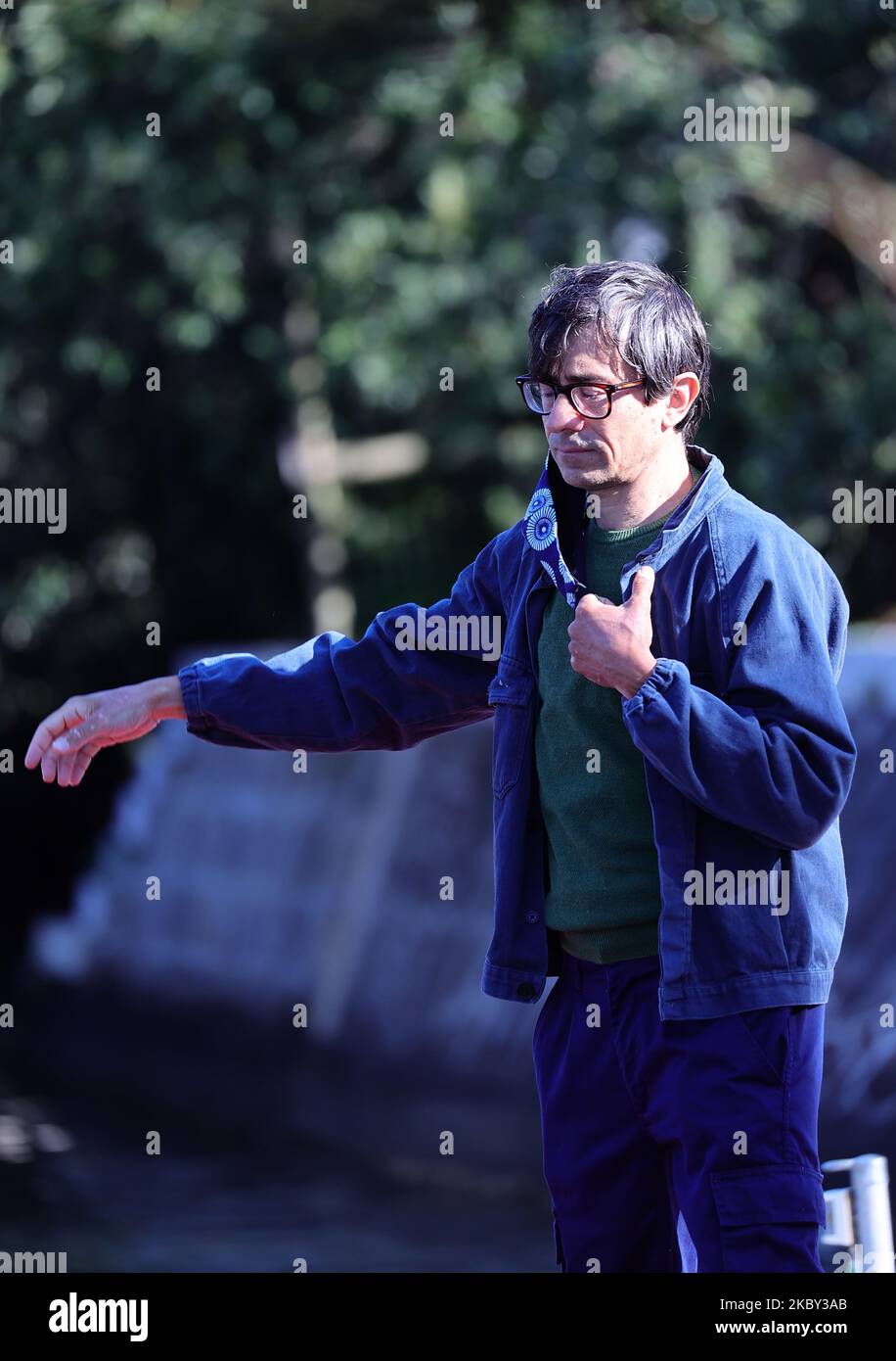 Luigi Lo Cascio is seen arriving at the Excelsior during the 77th ...