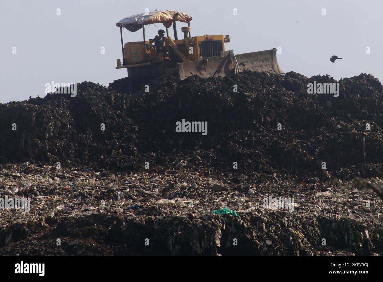 Bulldozer segregates waste hi-res stock photography and images - Alamy