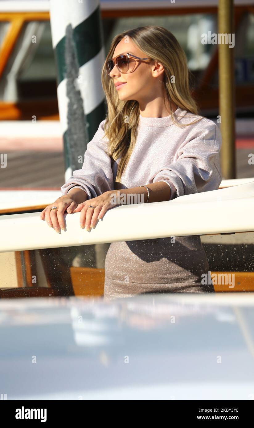 Ester Expósito is seen arriving at the Excelsior during the 77th Venice ...