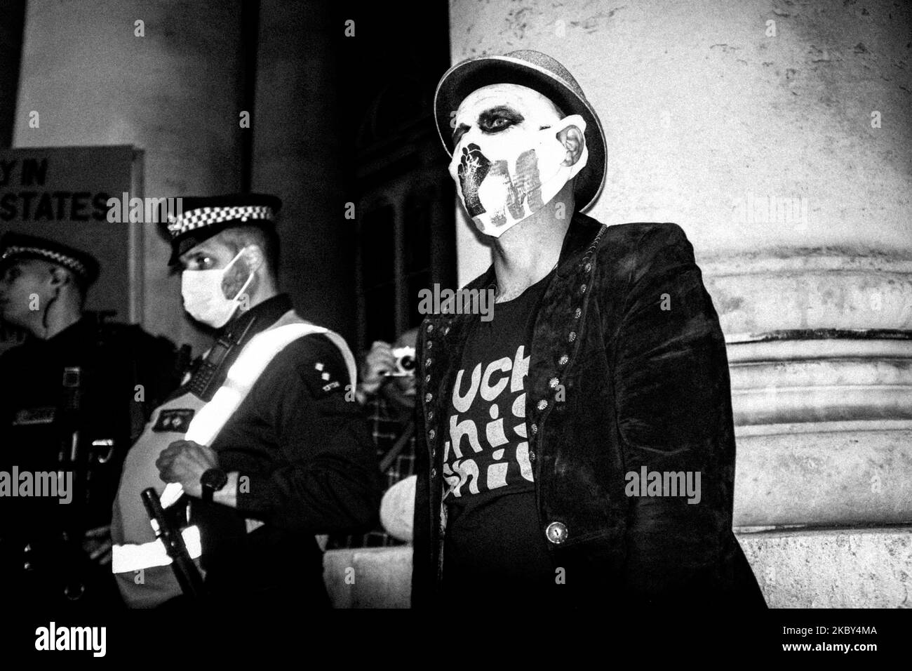 Extinction rebellion climate change Black and White Stock Photos ...