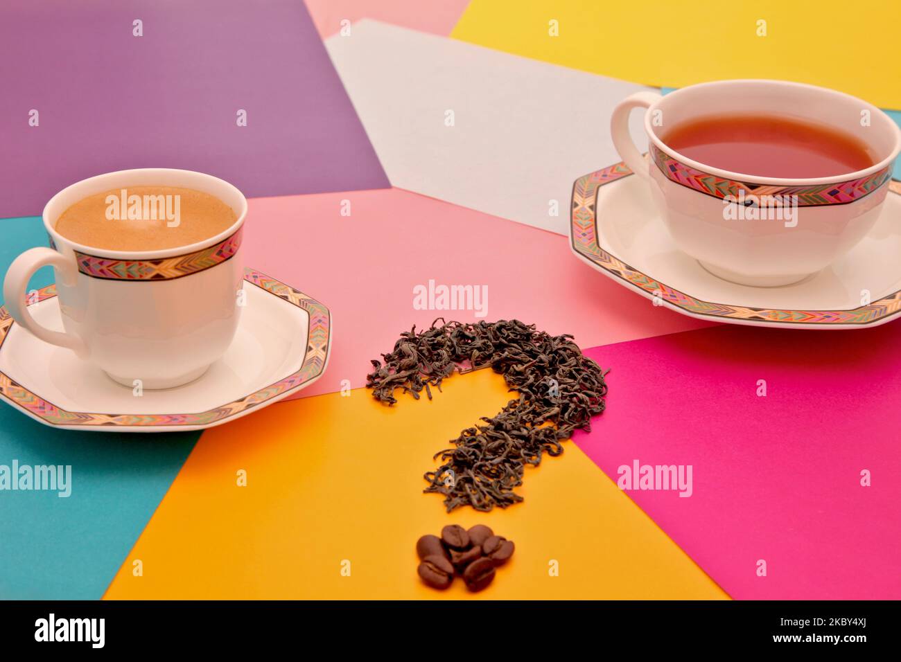 Two white vintage tea hi-res stock photography and images - Alamy