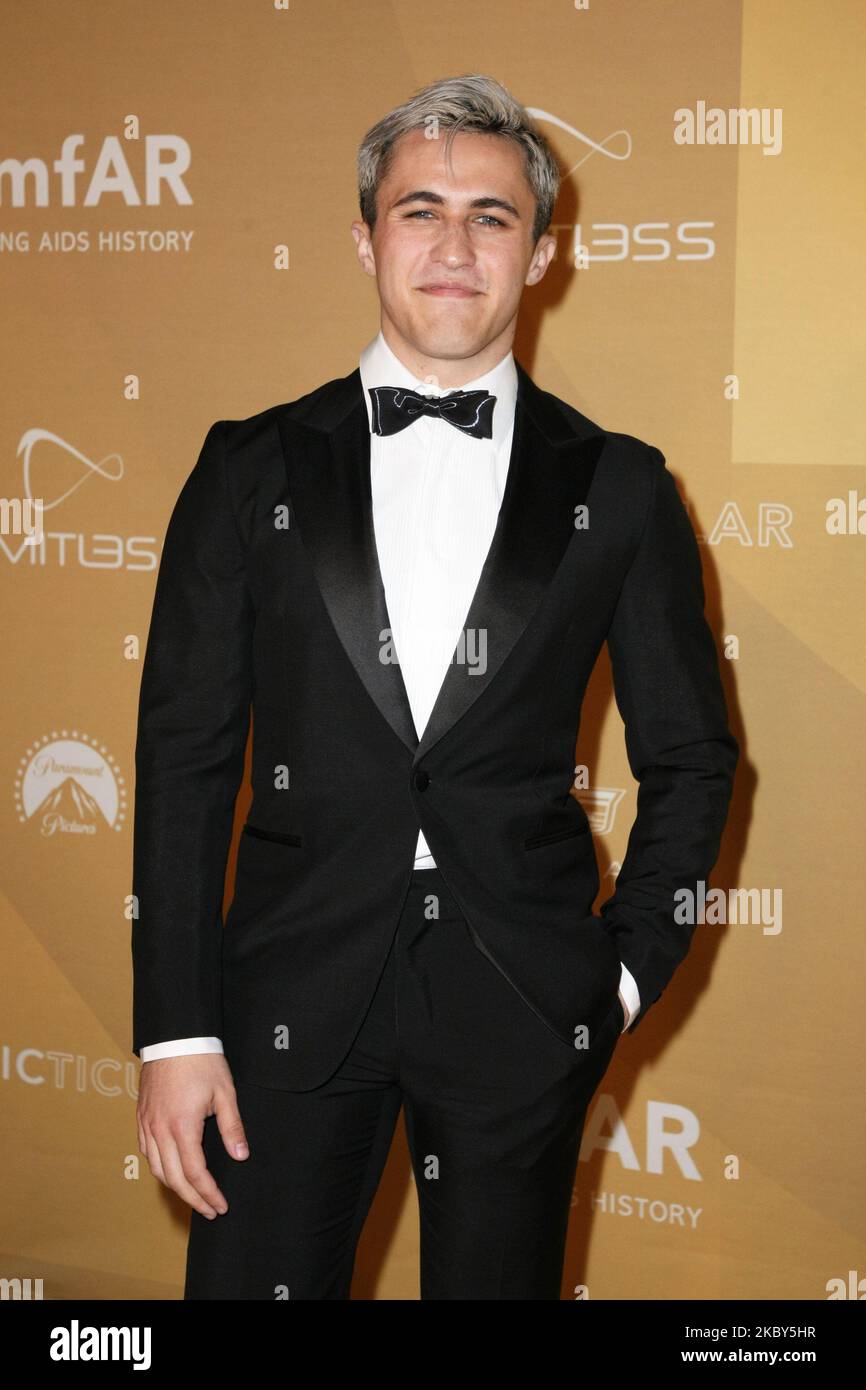 Chris Olsen attends the 2022 amfAR Gala Los Angeles at Pacific Design ...