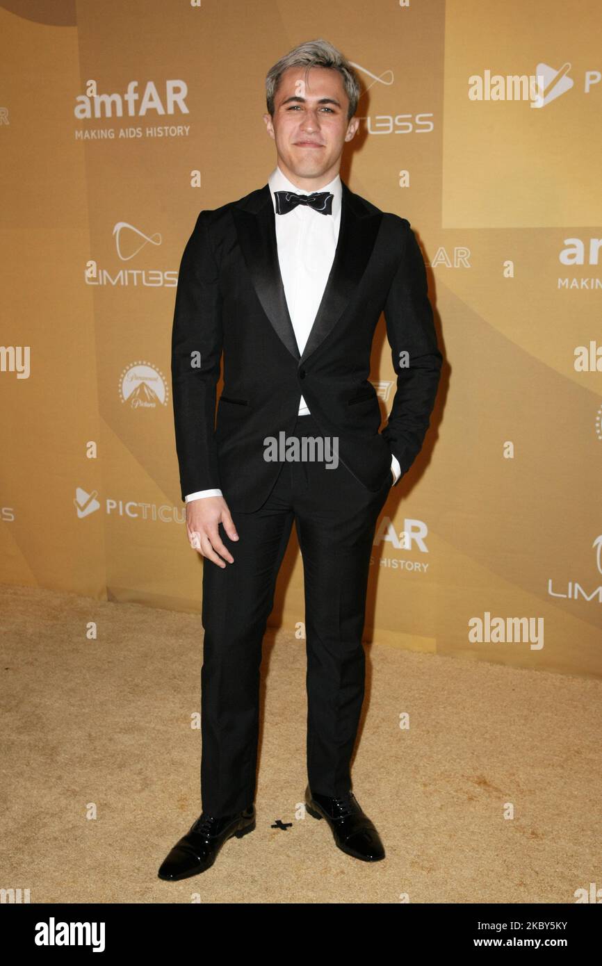 Chris Olsen attends the 2022 amfAR Gala Los Angeles at Pacific Design ...