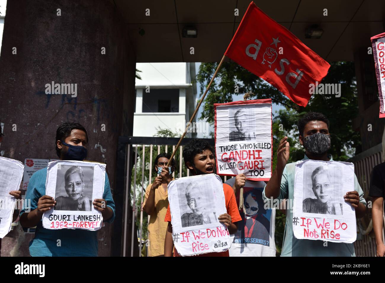 Posters of gauri lankesh hi-res stock photography and images - Alamy
