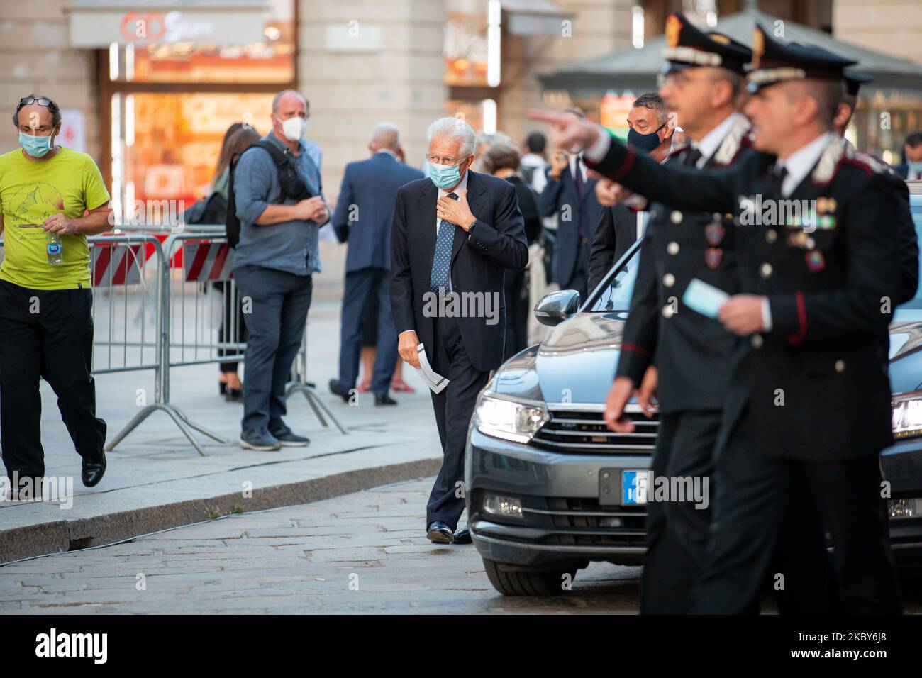 Mario Monti attends the Verdi’s Messa di Requiem in memory of the ...