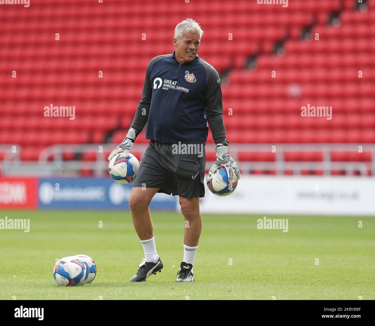 sl goal keeping coach Lee Butler during the Carabao Cup match between ...