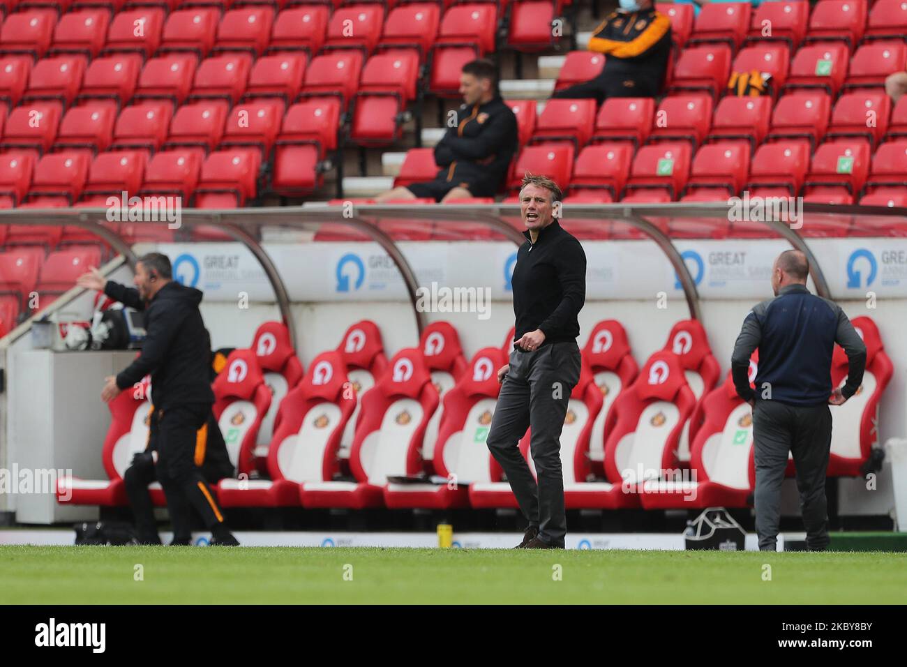 Sunderland manager Phil Parkinson during the Carabao Cup match between ...