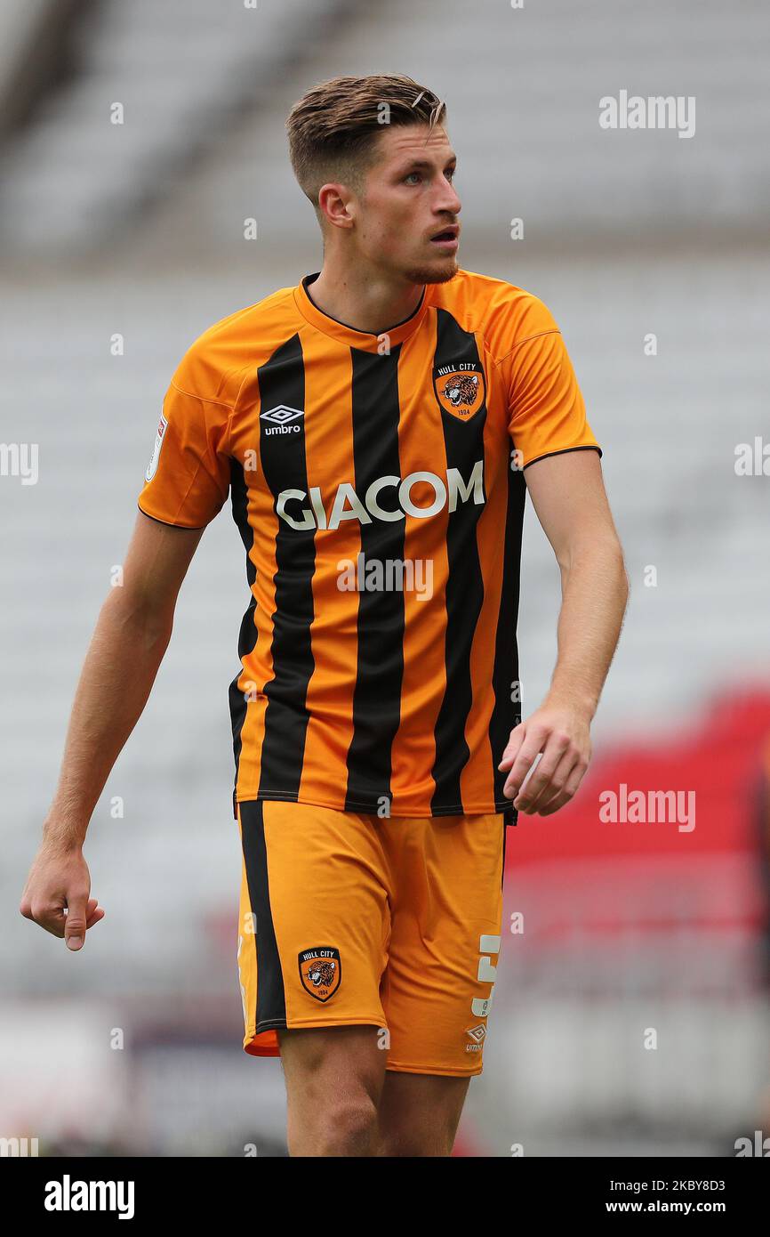 Reece Burke of Hull City during the Carabao Cup match between ...