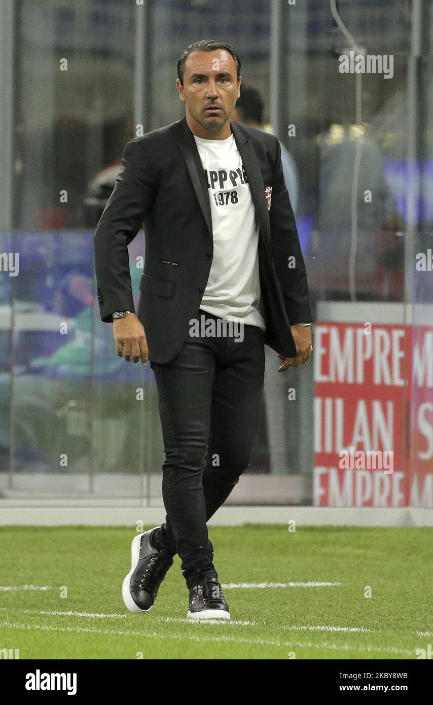 Cristian Brocchi head coach of AC Monza during the pre-season friendly ...