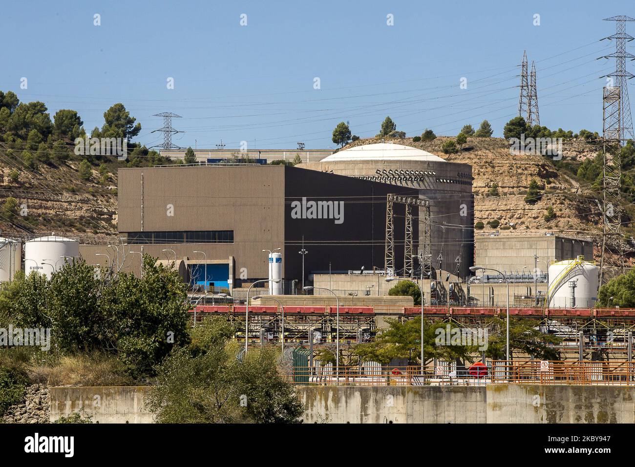 Images from the nuclear power plant in Ascó near Tarragona, Catalonia ...