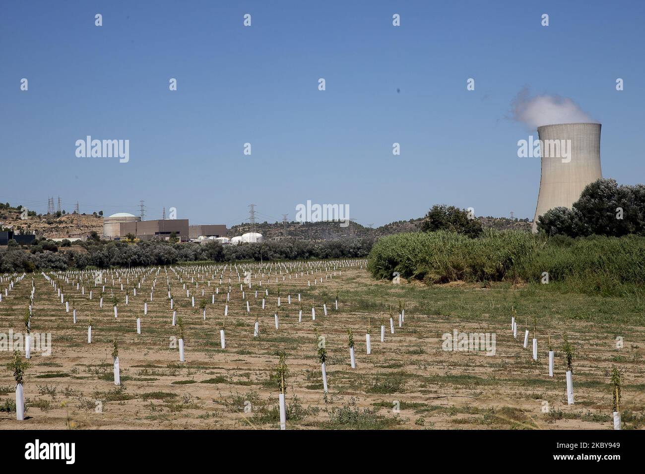 Images from the nuclear power plant in Ascó near Tarragona, Catalonia ...
