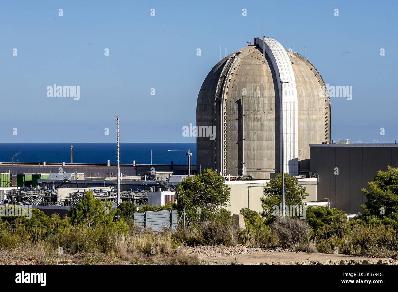 Images from the nuclear power plant in Vandellòs near Tarragona ...
