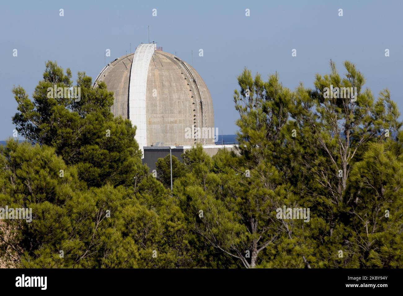 Images from the nuclear power plant in Vandellòs near Tarragona ...