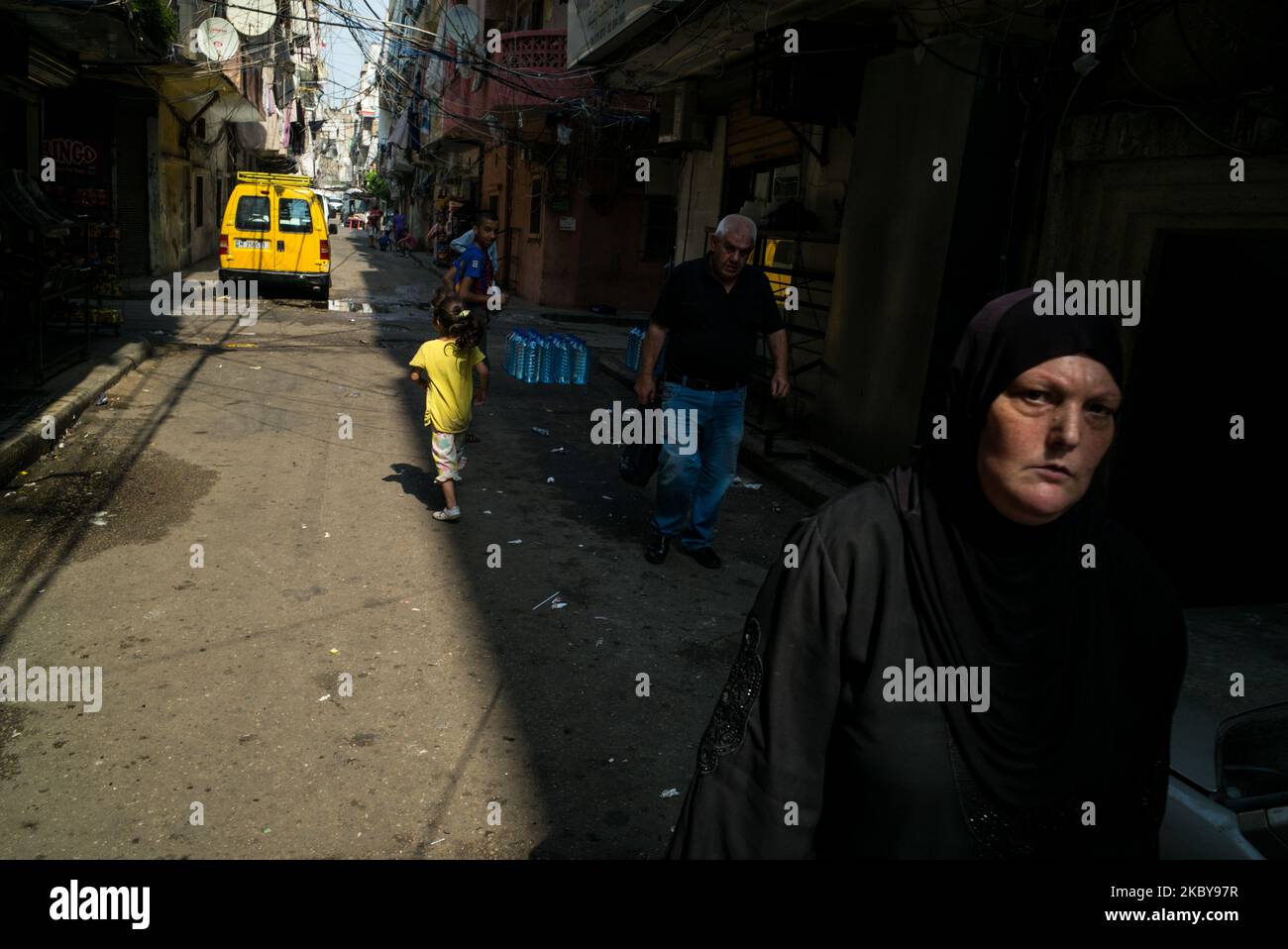 Everyday life in Nabaa neighbourhood on September 3,2020, Beirut ...
