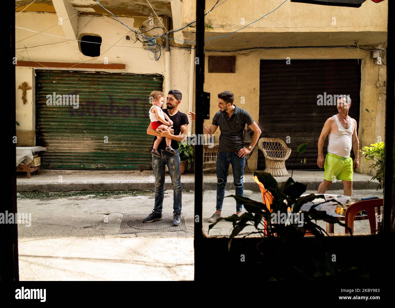Everyday life in Nabaa neighbourhood on September 3,2020, Beirut ...