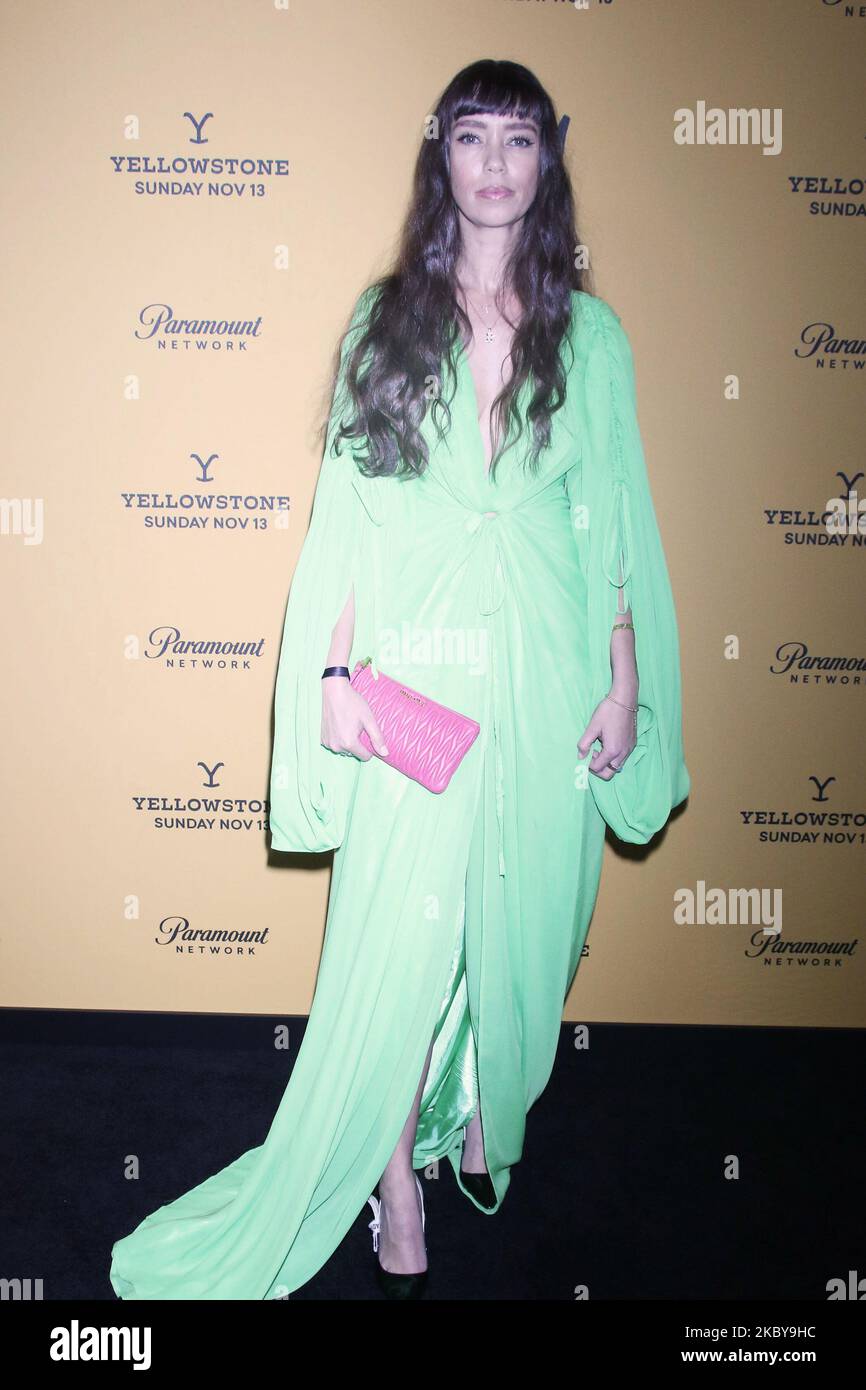 `Yellowstone` Season 5 Premiere In New York -PICTURED: Thania Peck ...