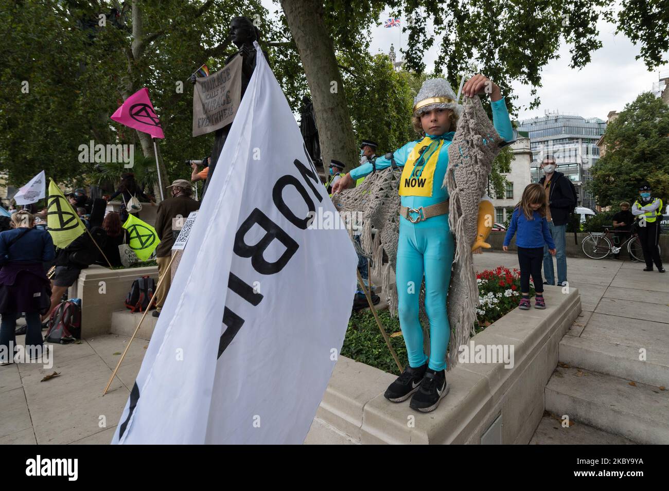 Extinction Rebellion activists gather in Parliament Square ahead of ...