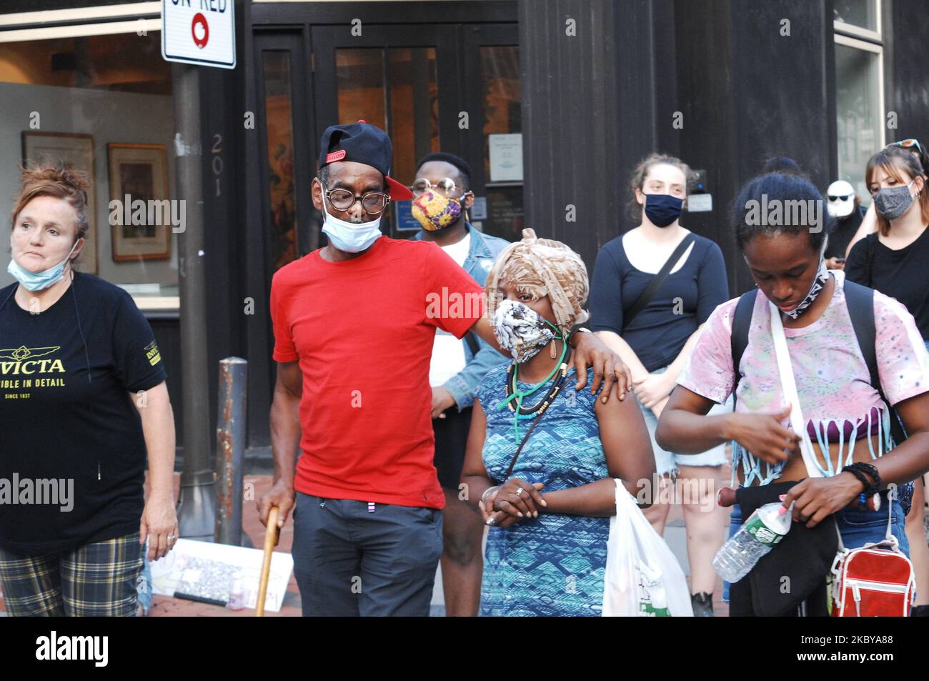 Housing Activists from across the city gathered at City Hall before ...