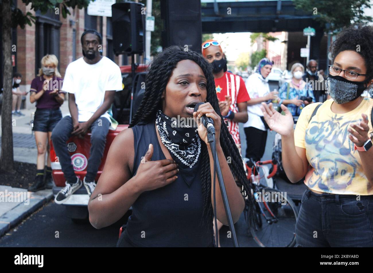 Housing Activists from across the city gathered at City Hall before ...