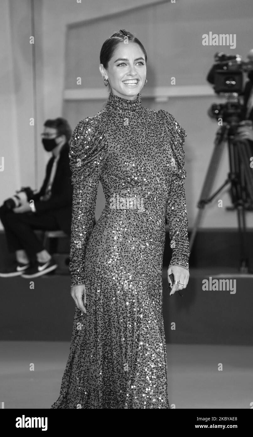 (EDITOR’S NOTE: Image was converted to black and white) Matilde Gioli ...