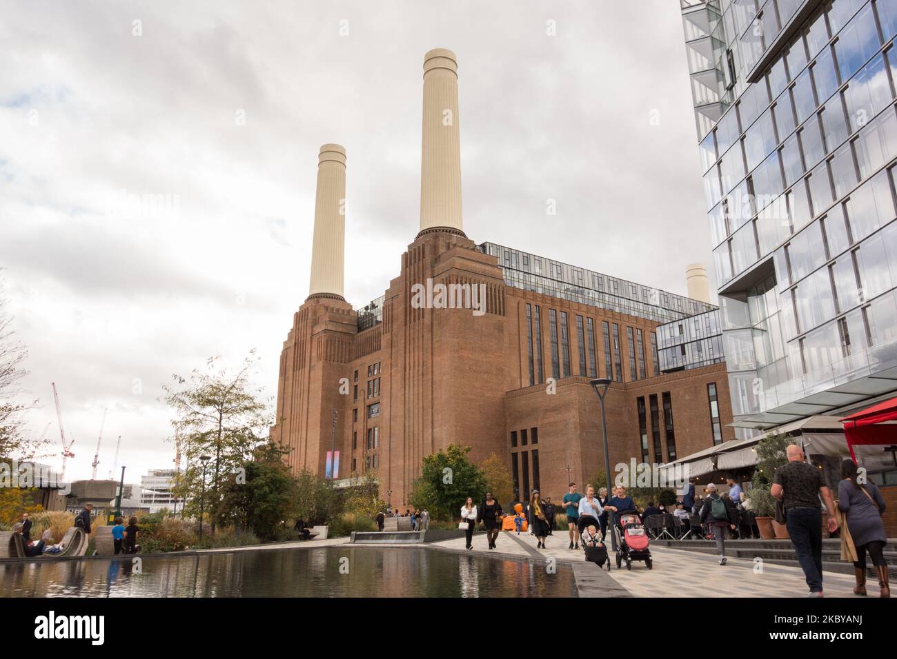 The newly redeveloped Battersea Power Station, Nine Elms, Vauxhall ...