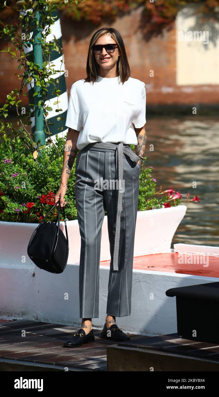 Ema Stokholma and J.R are seen arriving at the Excelsior during the ...