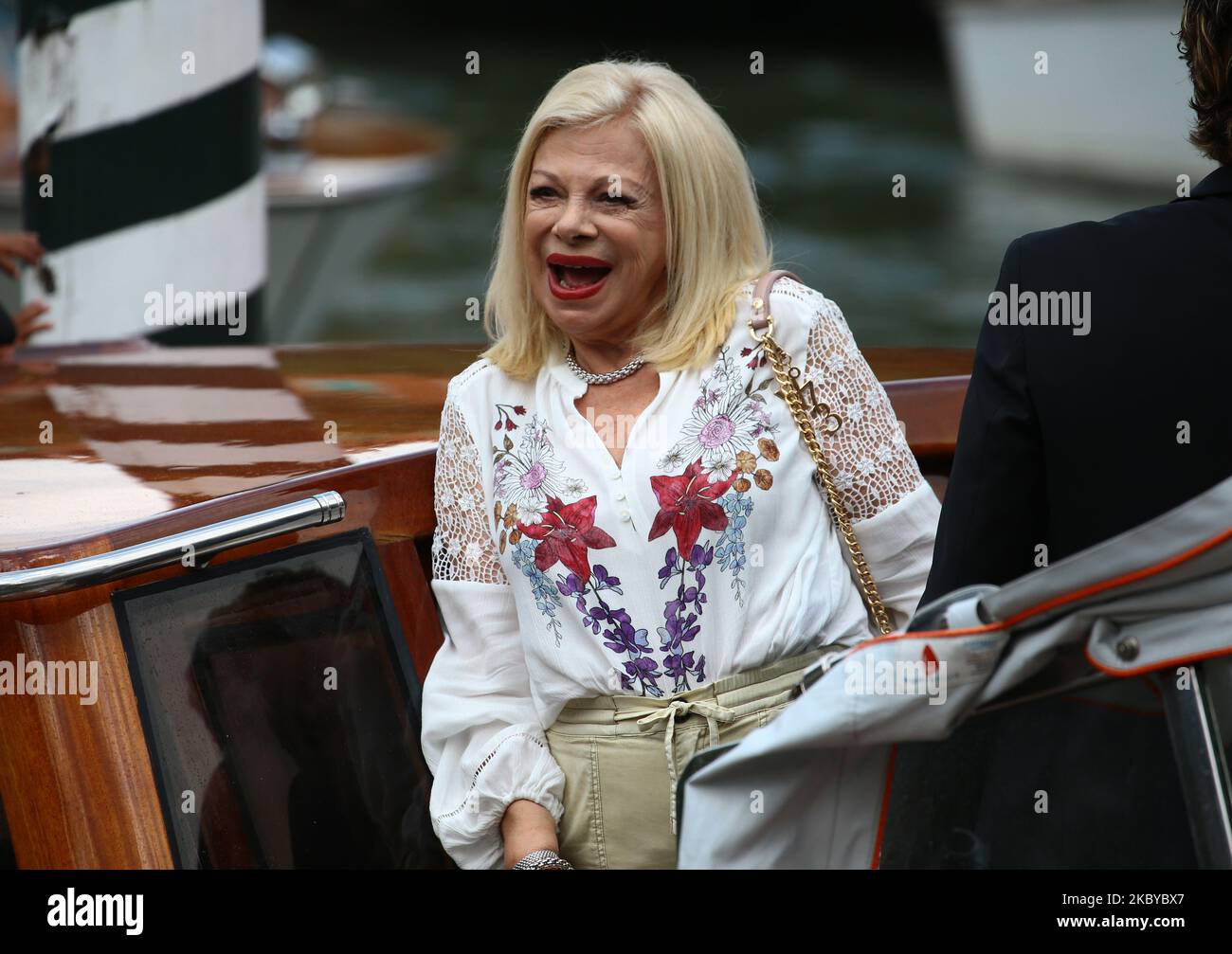 Sandra Milo is seen arriving at the Excelsior during the 77th Venice ...