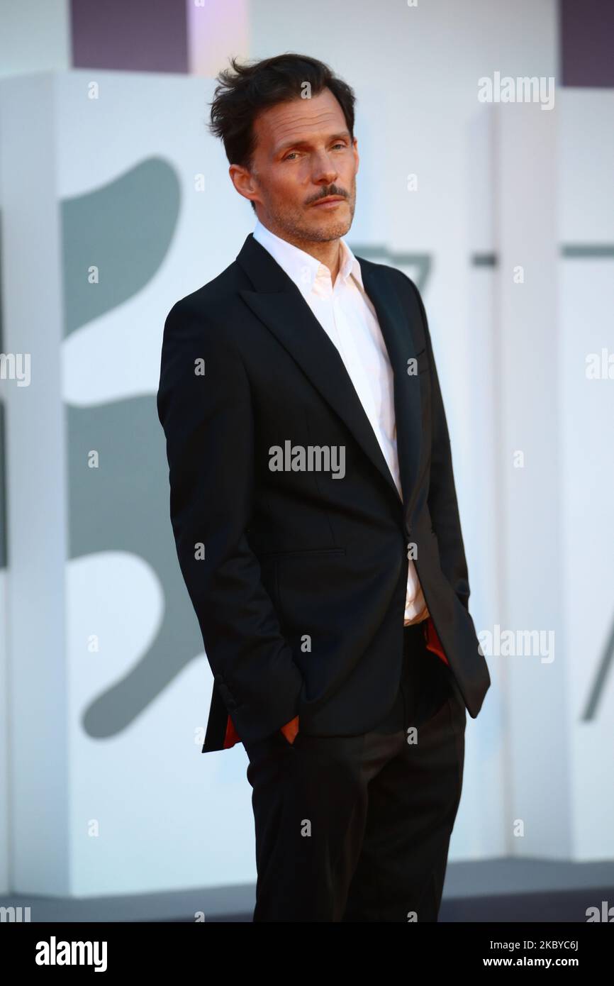 Michal Englert walks the red carpet ahead of the movie "Sniegu Juz ...