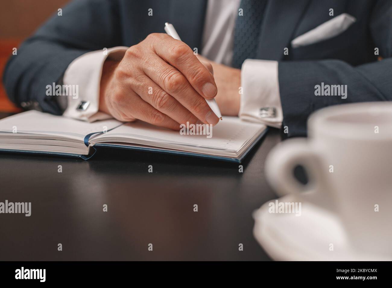 Checking diary hi-res stock photography and images - Alamy