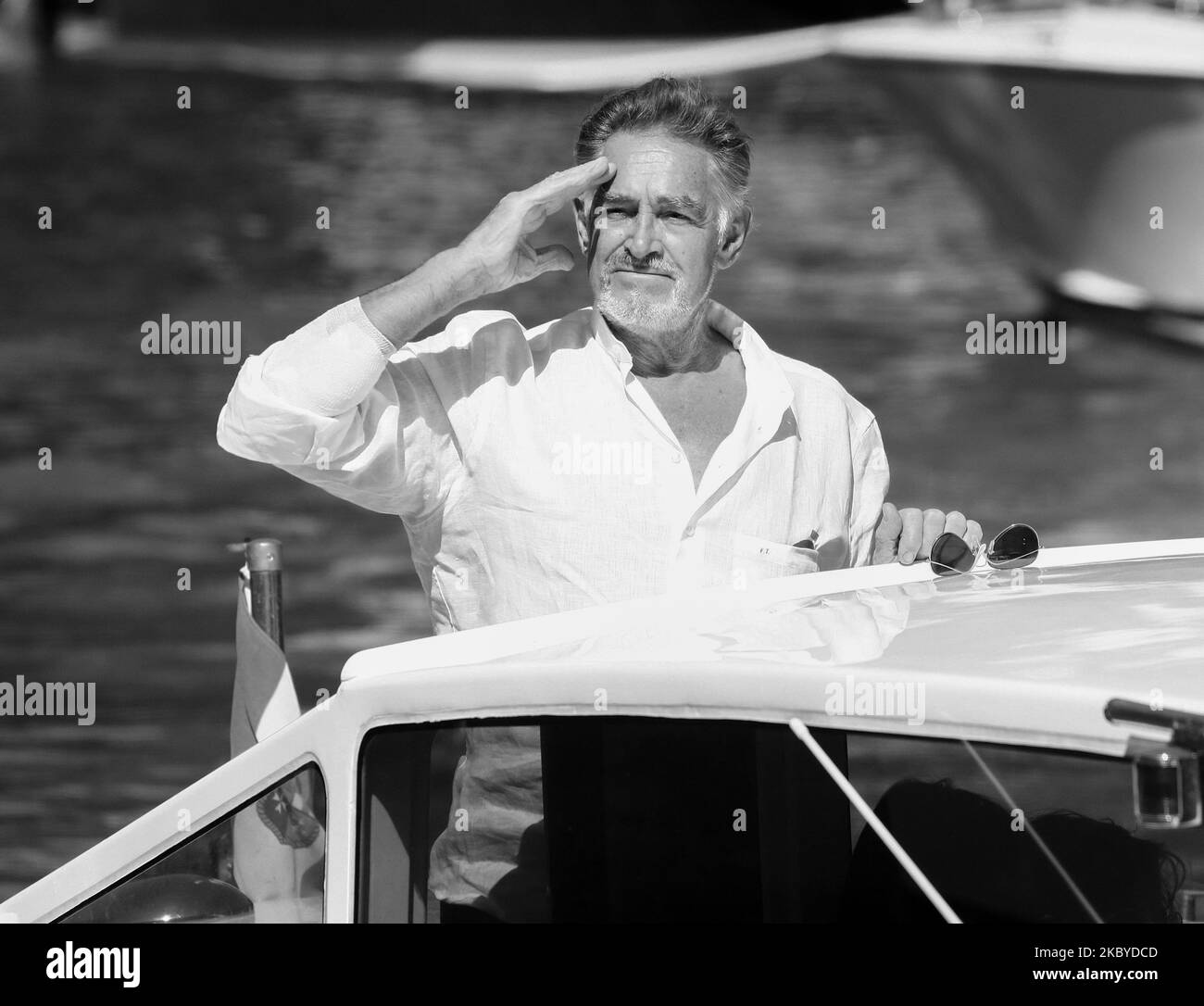 (EDITOR’S NOTE: Image was converted to black and white) Fabio Testi is ...