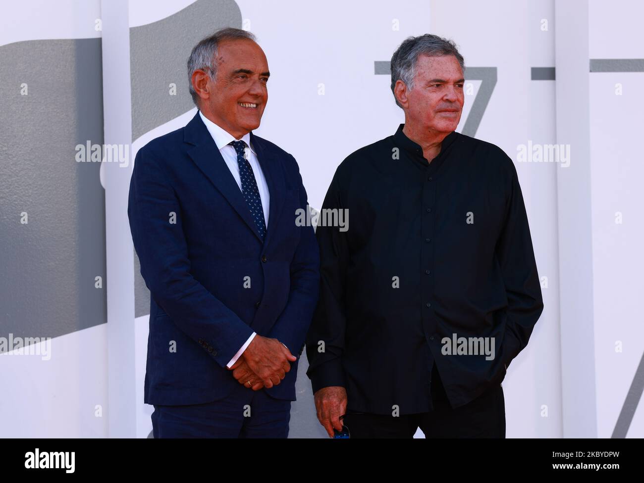 Alberto Barbera, Amos Gitai walk the red carpet ahead of the movie ...