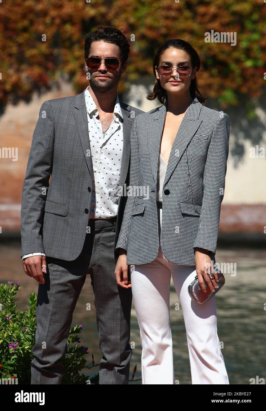 Maximilian Befort and Luise Befort are seen arriving at the Excelsior ...