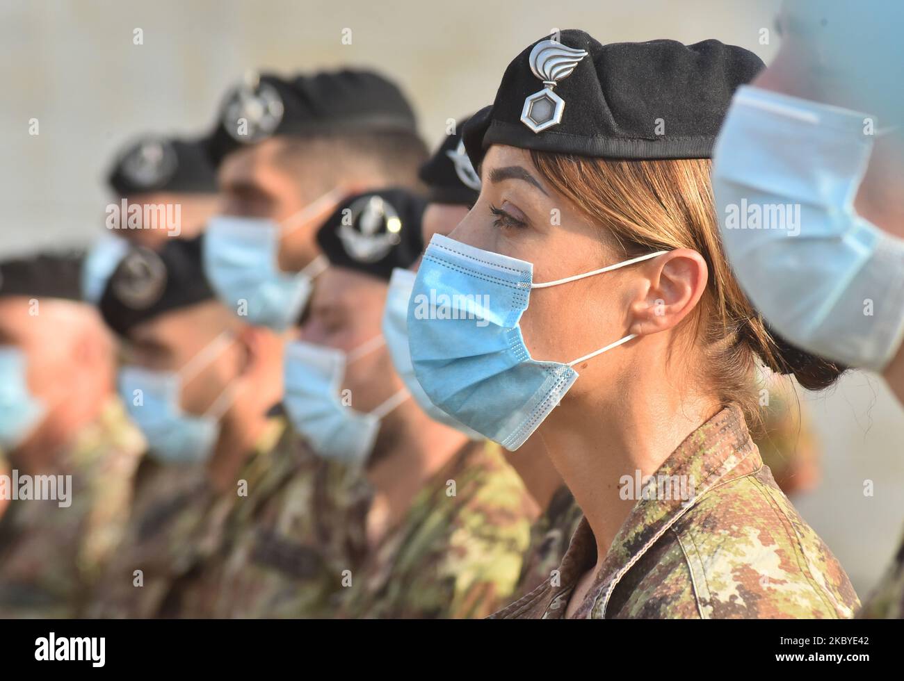 Italian field hospital at the Lebanese University campus in the town of ...