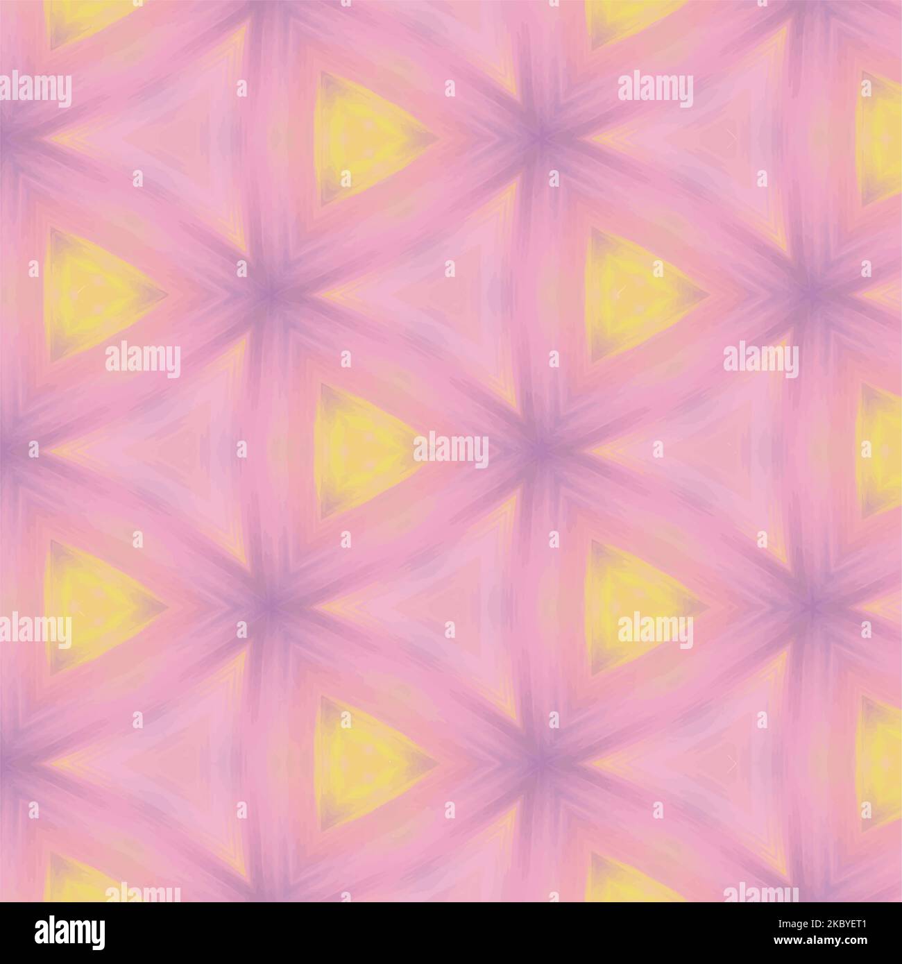 A pastel backdrop with an abstract triangles pattern in yellow and pink ...