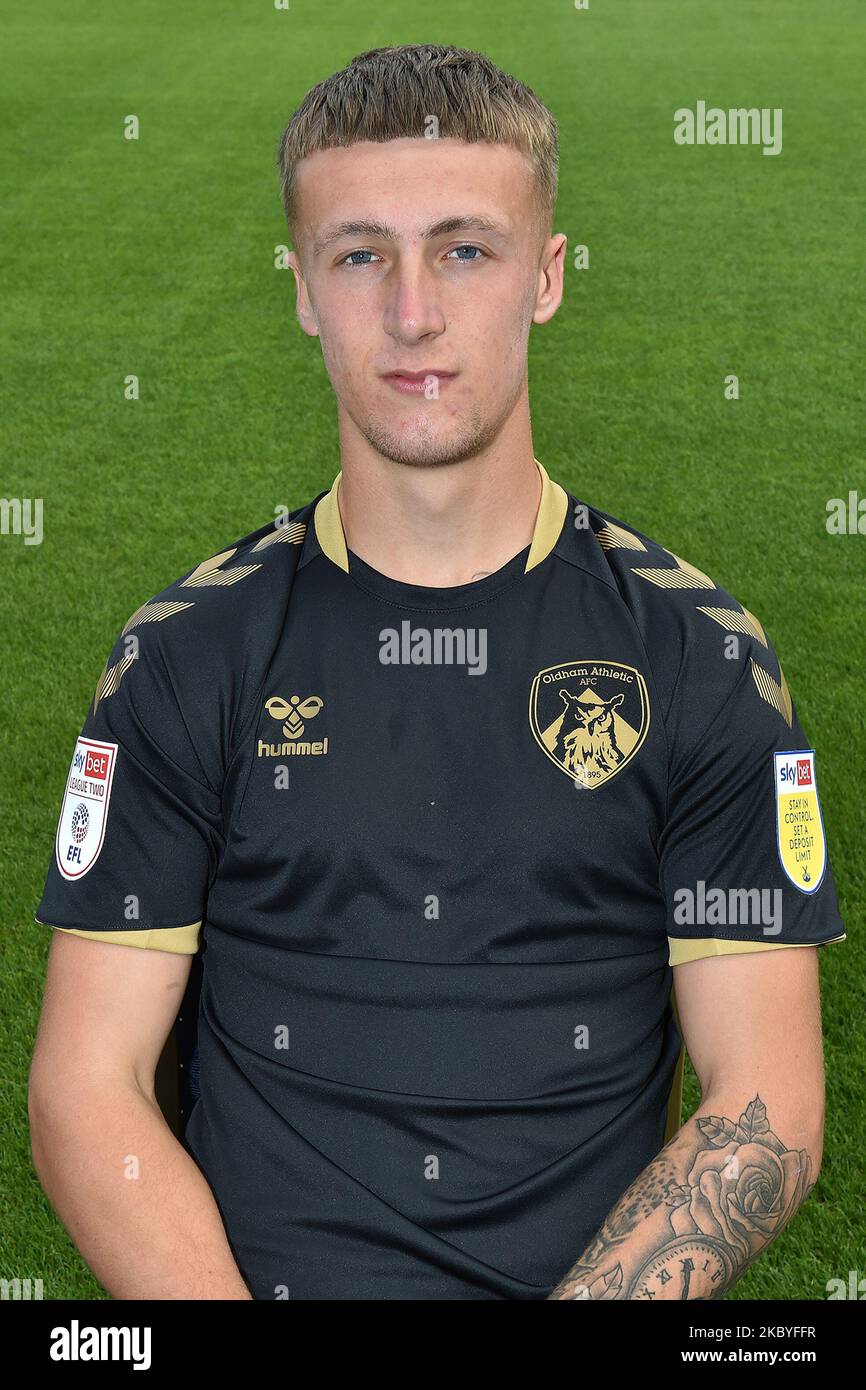 Jordan Barnett in the anniversary kit at the Odham Athletic photocall ...