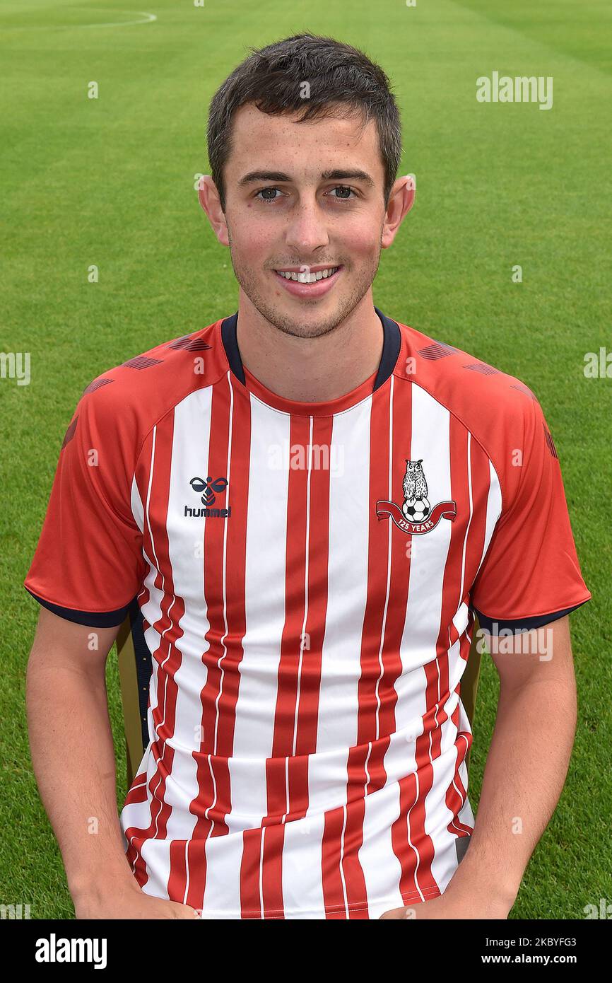 Ben Garrity in the anniversary kit at the Odham Athletic photocall at ...