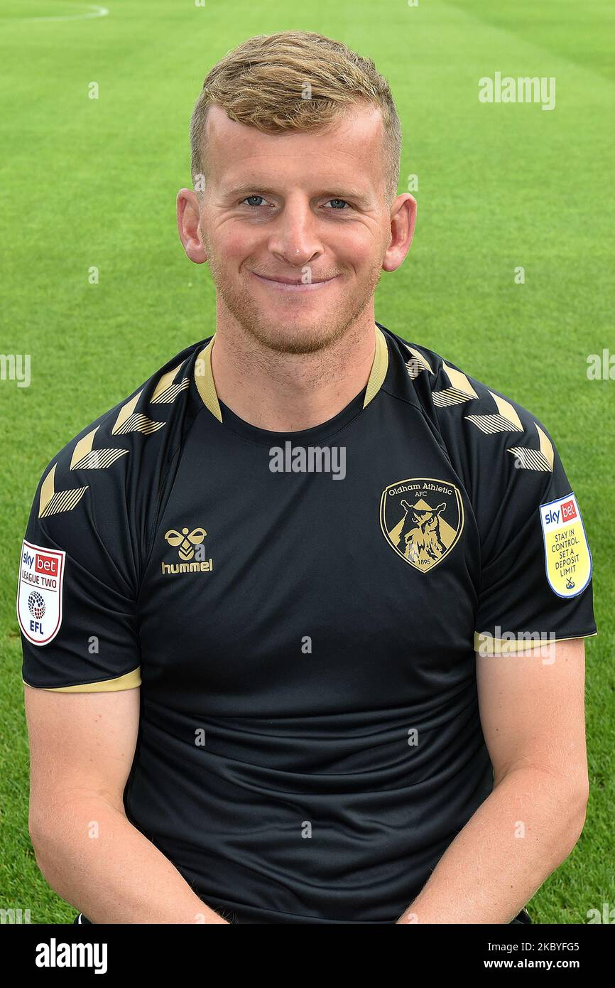 Danny Rowe in the anniversary kit at the Odham Athletic photocall at ...