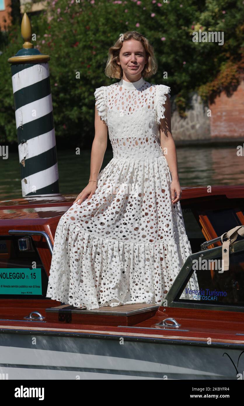 Mala Emde is seen arriving at the Excelsior during the 77th Venice Film ...