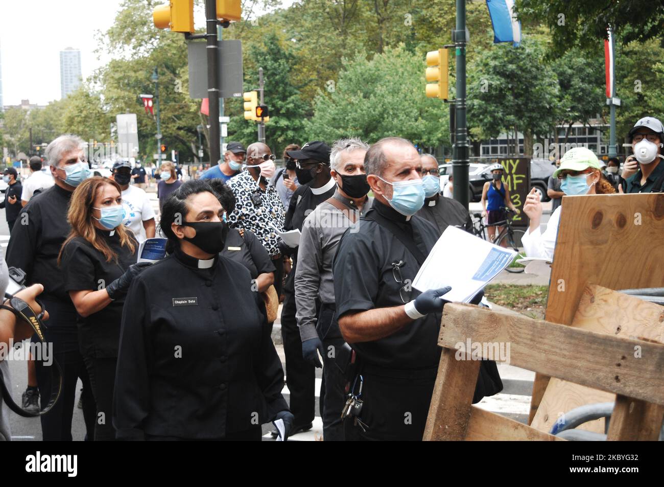 Encampments ongoing press conference hi-res stock photography and ...
