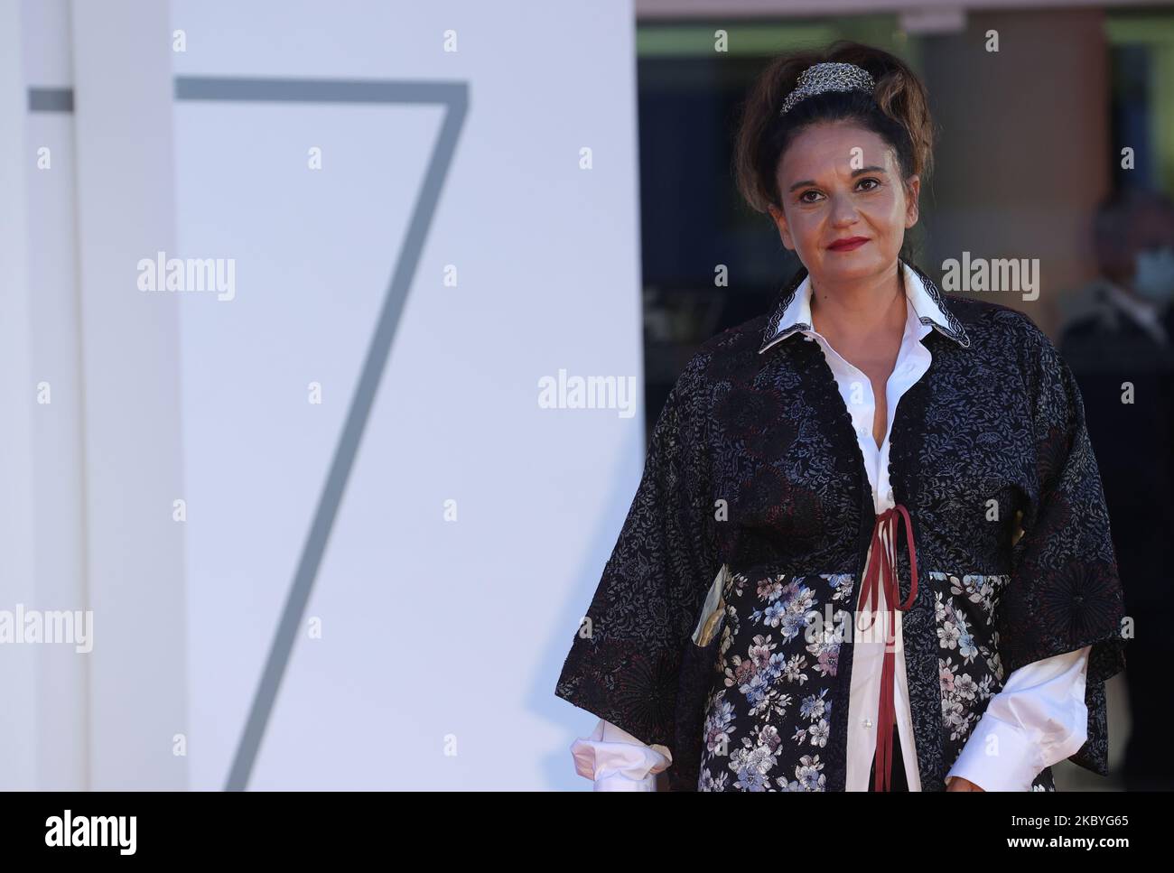 Emma Dante walks the red carpet ahead of the movie ''Le Sorelle ...