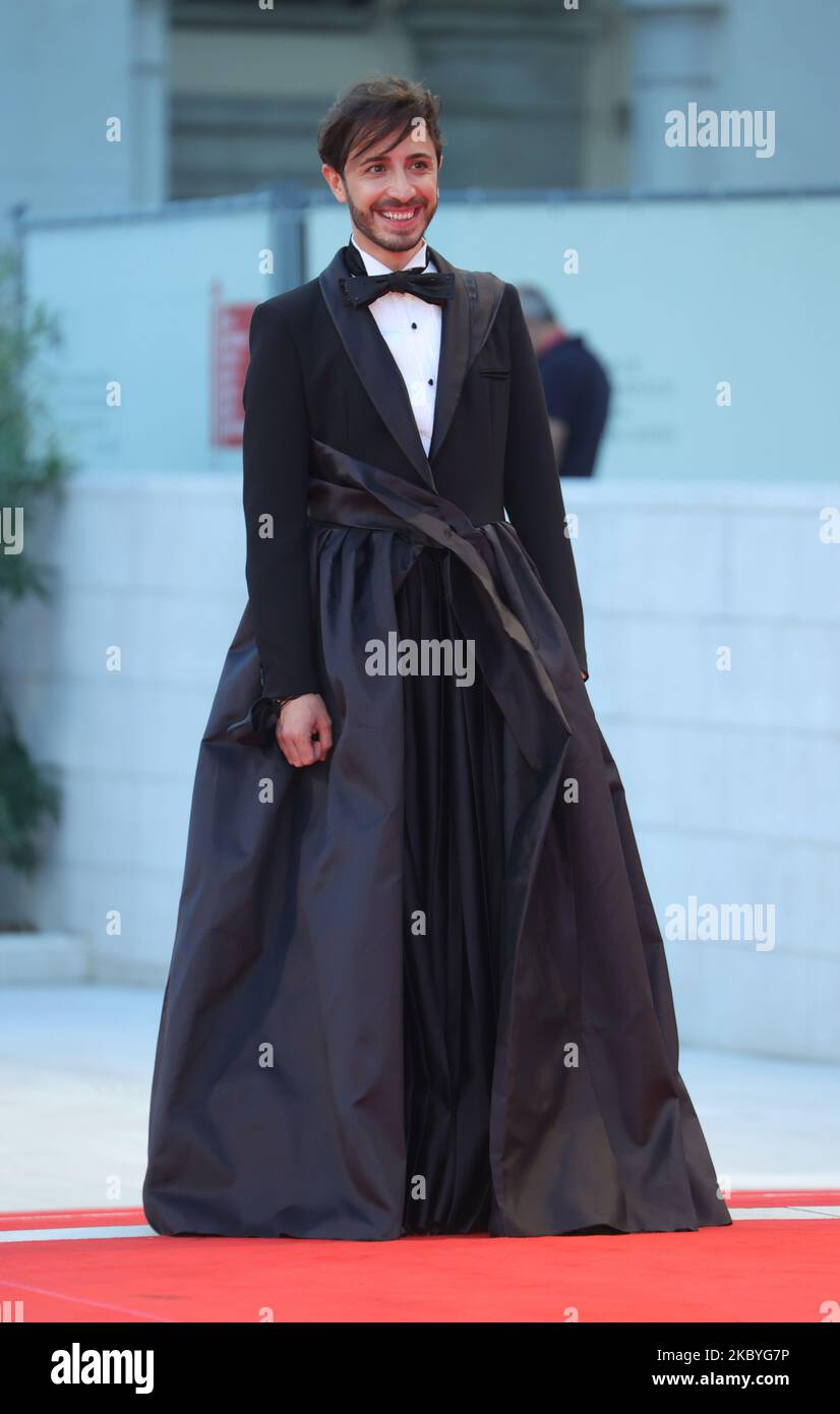 Osvaldo Supino walks the red carpet ahead of the movie ''Le Sorelle ...