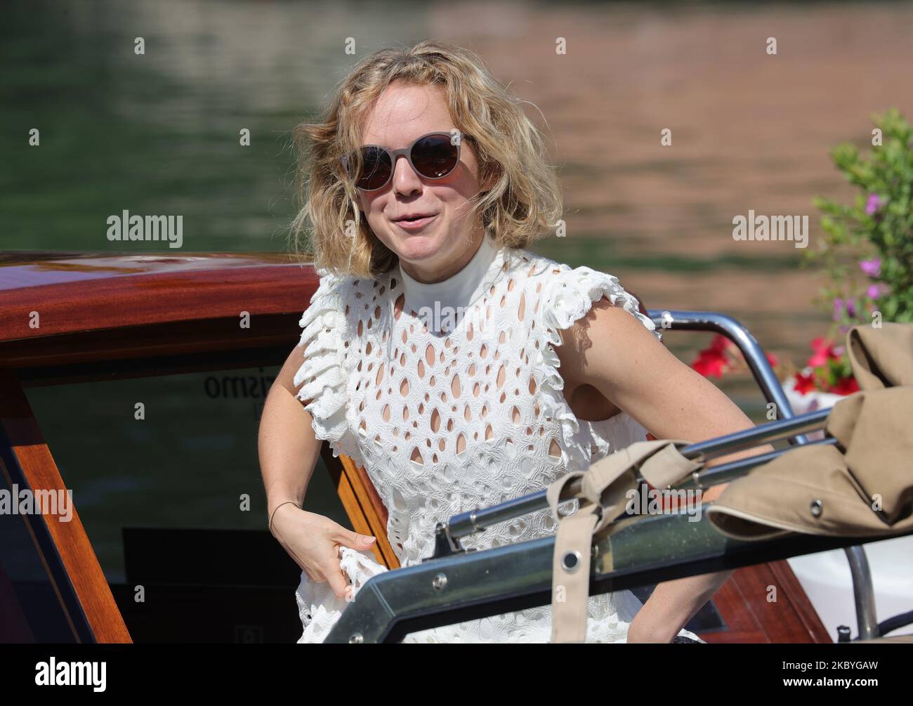 Mala Emde is seen arriving at the Excelsior during the 77th Venice Film ...