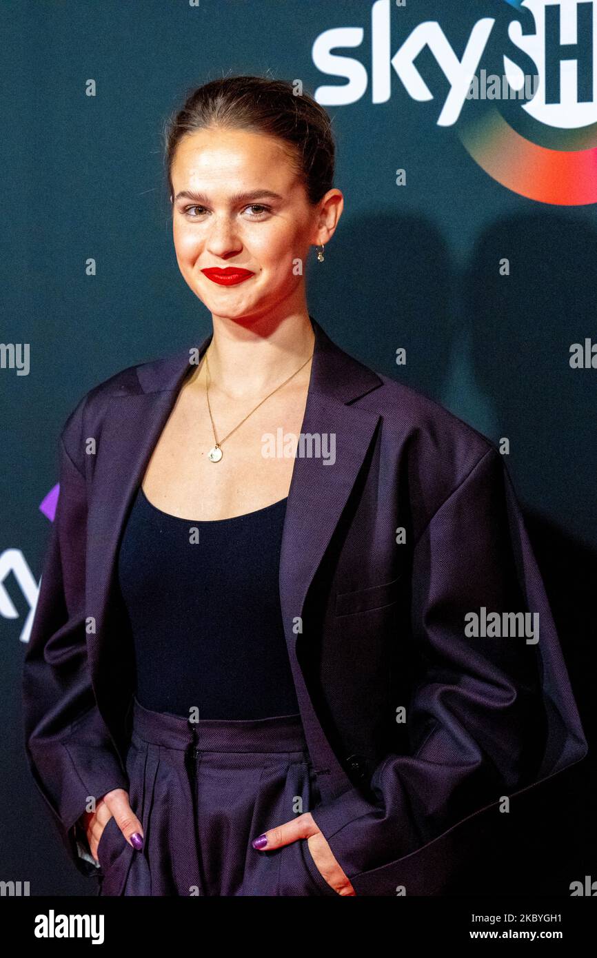 Clara Rugaard attend the exclusive new streaming service SkyShowtime ...