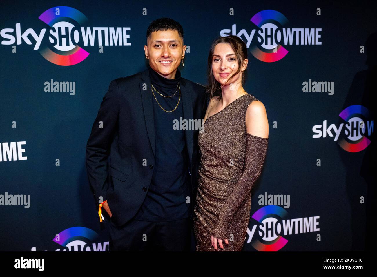 Nigel Sean with his partner attend the exclusive new streaming service ...