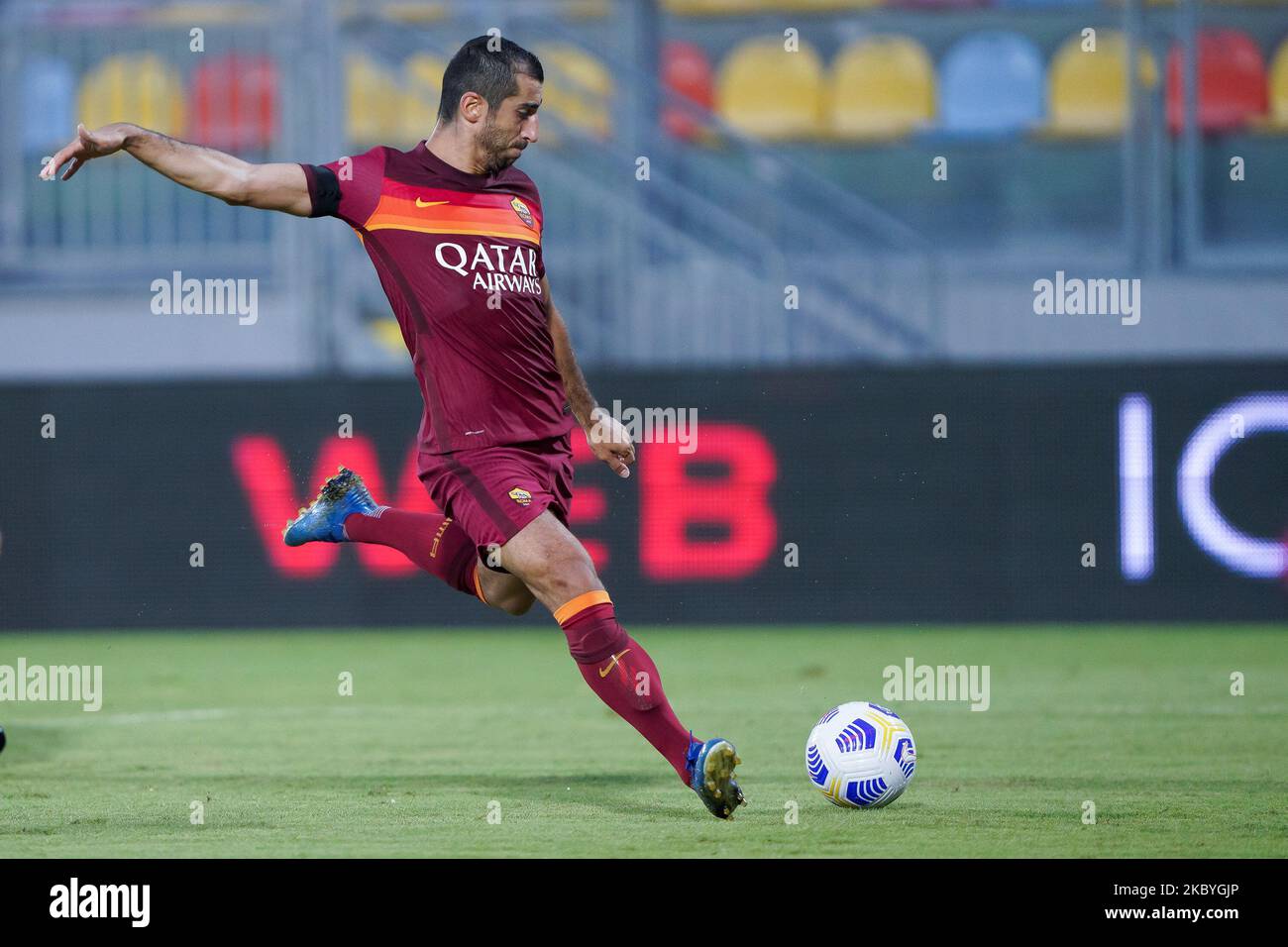 Henrikh Mkhitaryan of AS Roma during the friendly match between ...