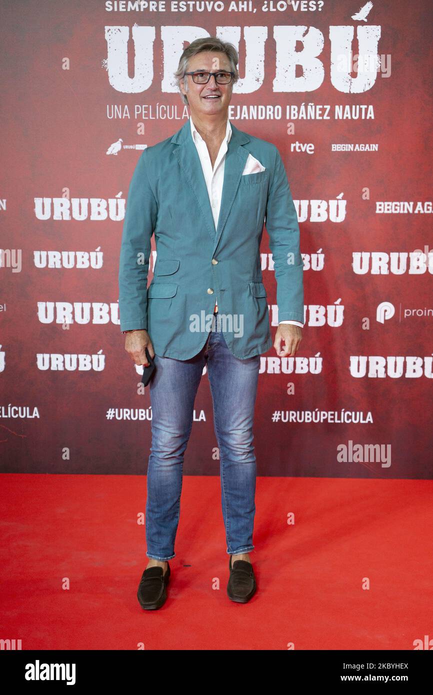 Javier Castillo 'Poti' attends 'Urubu' premiere at the Callao cinema on ...